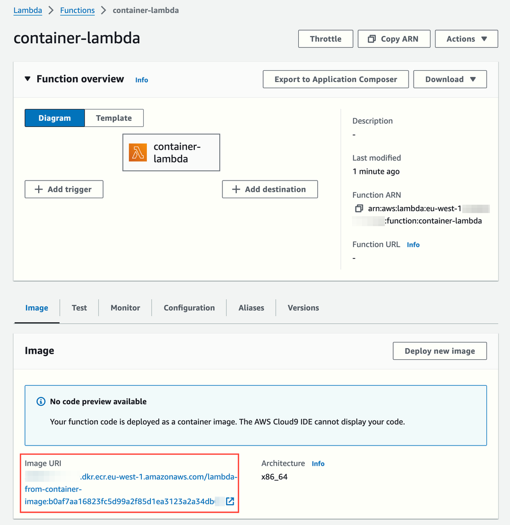 Automating AWS Lambda Deployment with Container Images using CodePipeline and CodeBuild