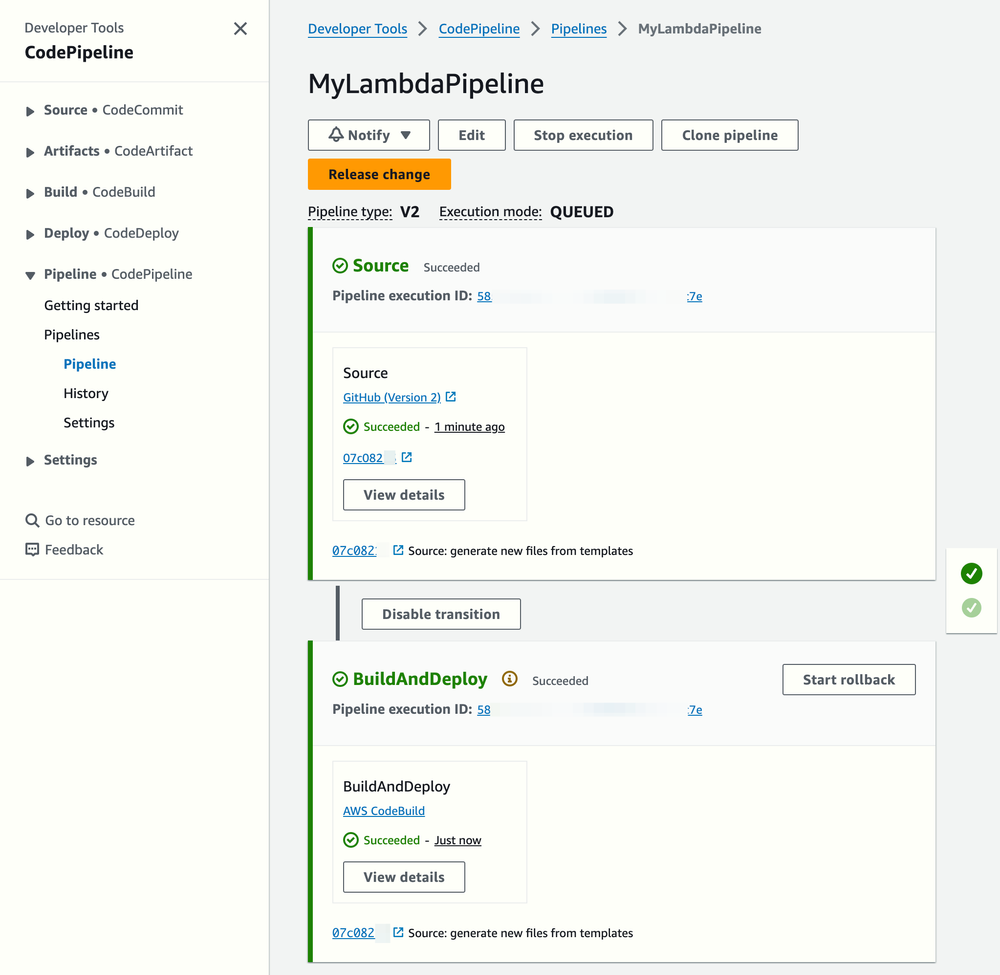 Automating AWS Lambda Deployment with Container Images using CodePipeline and CodeBuild