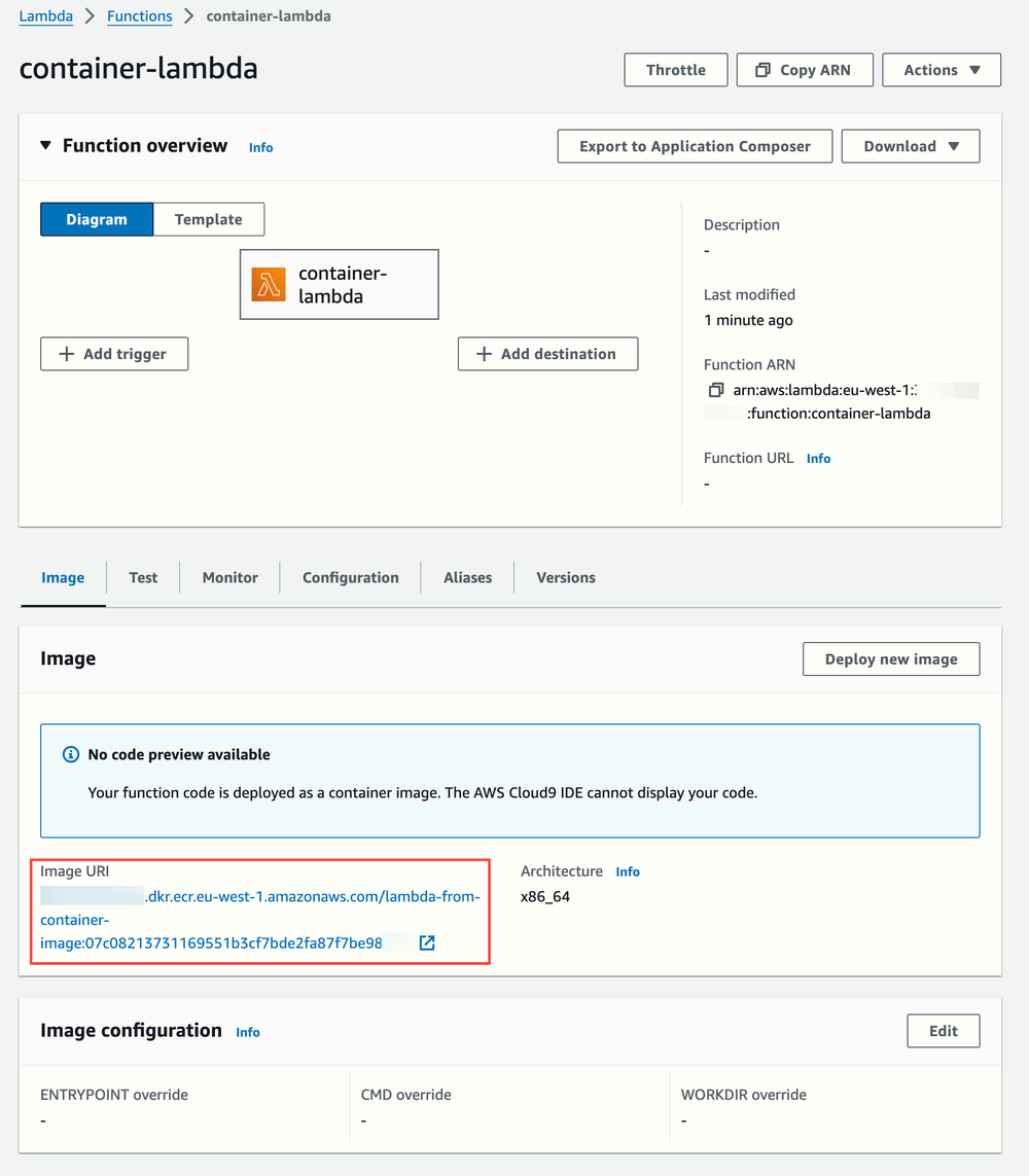 Automating AWS Lambda Deployment with Container Images using CodePipeline and CodeBuild
