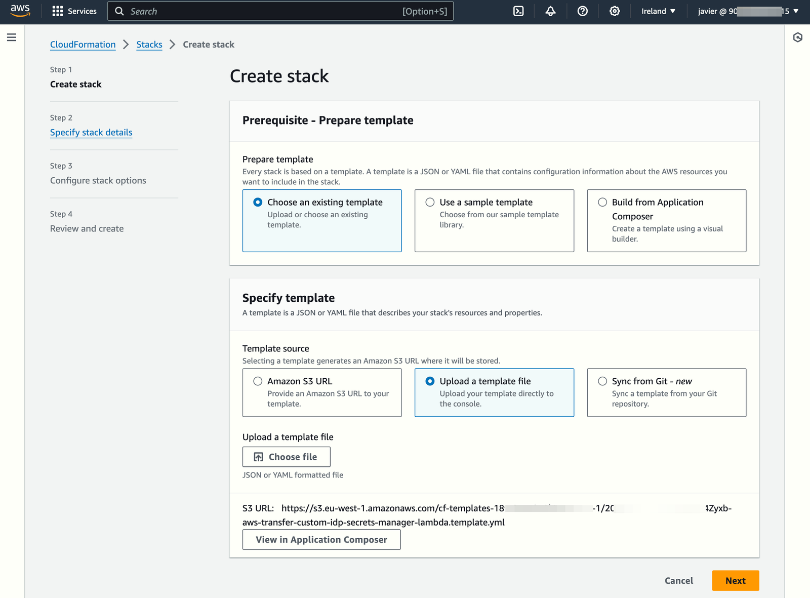 Access an S3 Bucket using SFTP and password-based authentication